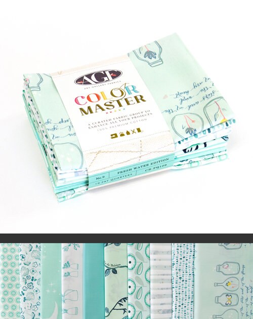 AGF Color Master fat quarter bundle (10)-Fresh water edition ...